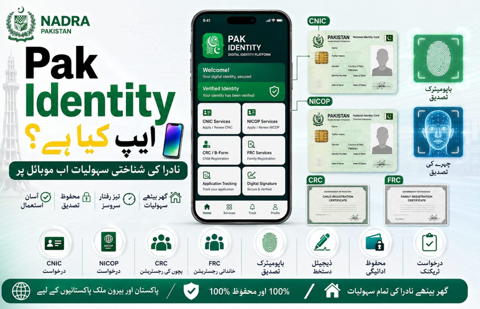 Pak Identity App Complete Guide (NADRA Digital ID Services)